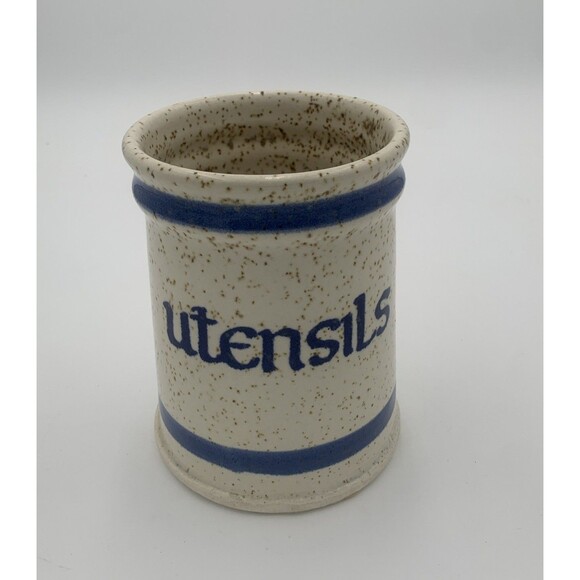 Handmade | Kitchen | Vintage Studio Art Pottery Utensil Pot Hand Thrown ...